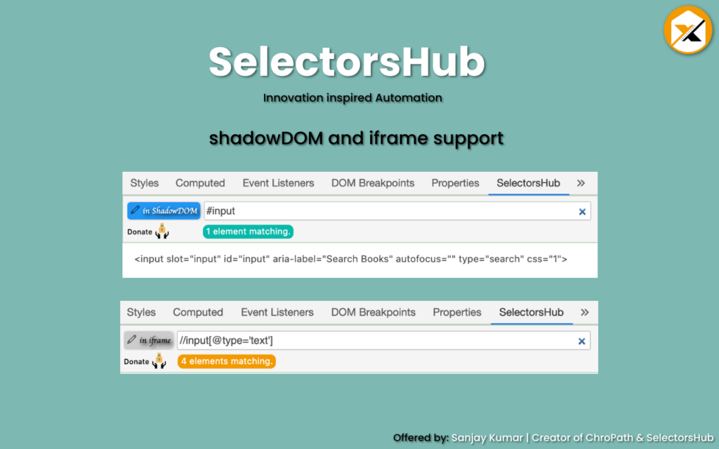SelectorsHub – Innovation Inspired Automation!!